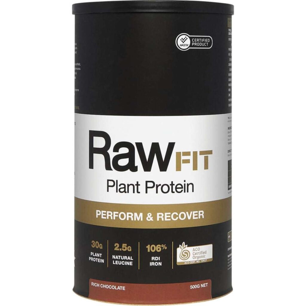 Amazonia RawFit Plant Protein Perform&Recover Rich Chocolate 500g – The ...