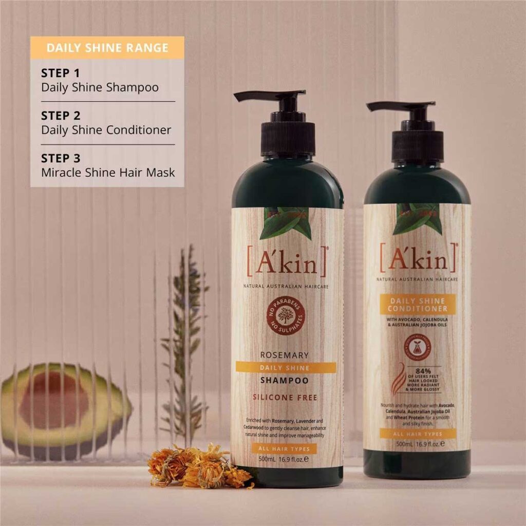 Akin Rosemary Daily Shine Shampoo 500ml – The Australian Products