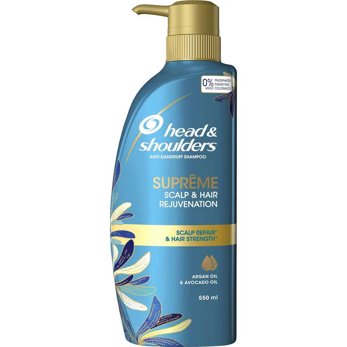 Head & Shoulders Supreme Scalp Repair & Hair Strength Shampoo 550ml ...