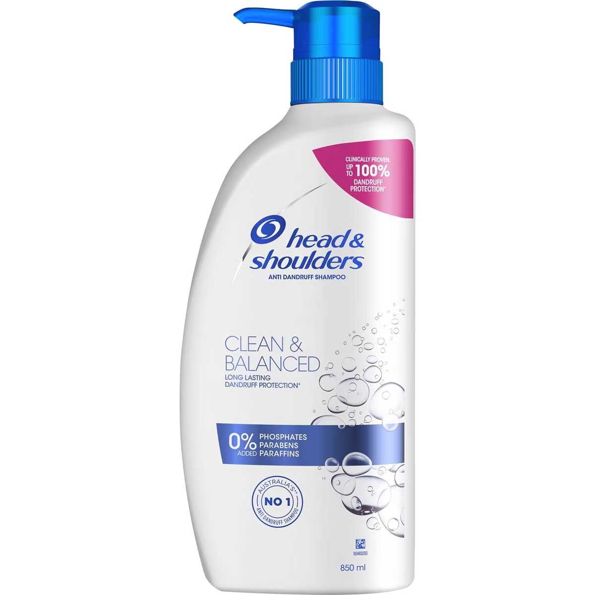 Head & Shoulders Clean & Balanced Shampoo 850ml – The Australian Products