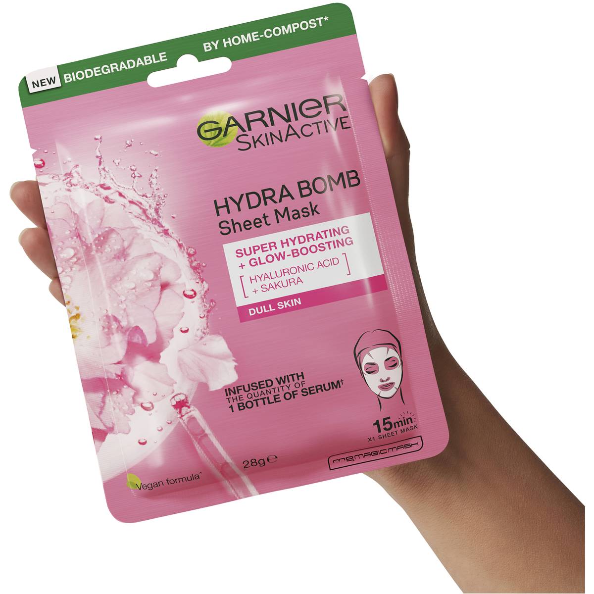 Garnier Skinactive Hydra Bomb Tissue Face Mask Sakura Each - The ...