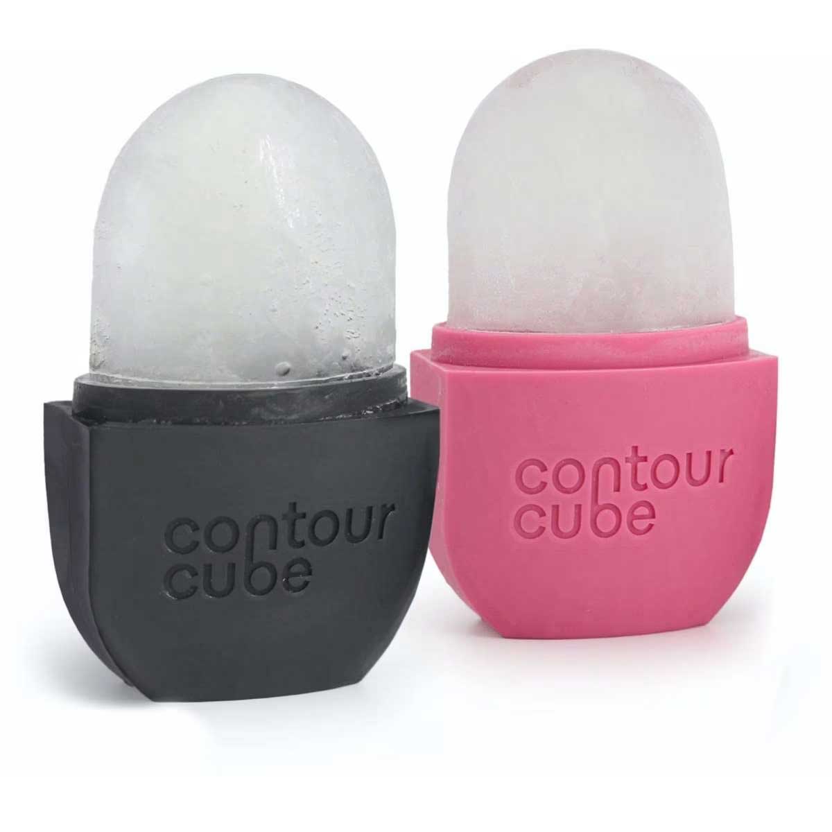 Contour Cube Couple Cubes Jet Black and Pink Ice Facial Tool 180ml ...