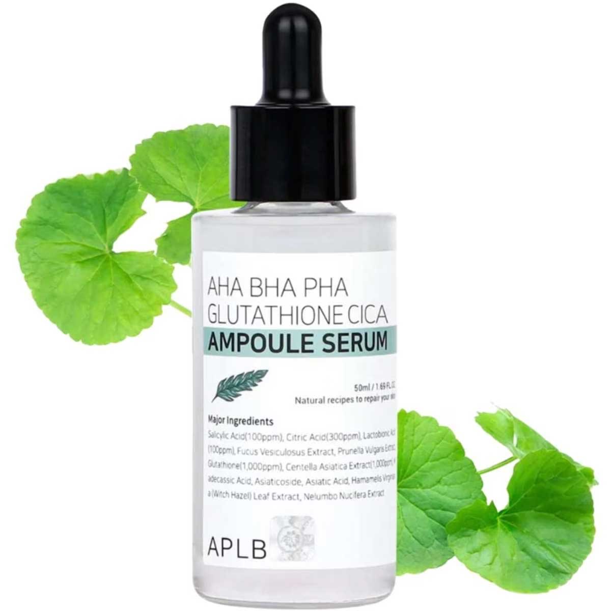 APLB AHA BHA PHA Glutathione Cica Ampoule Serum 50ml – The Australian ...