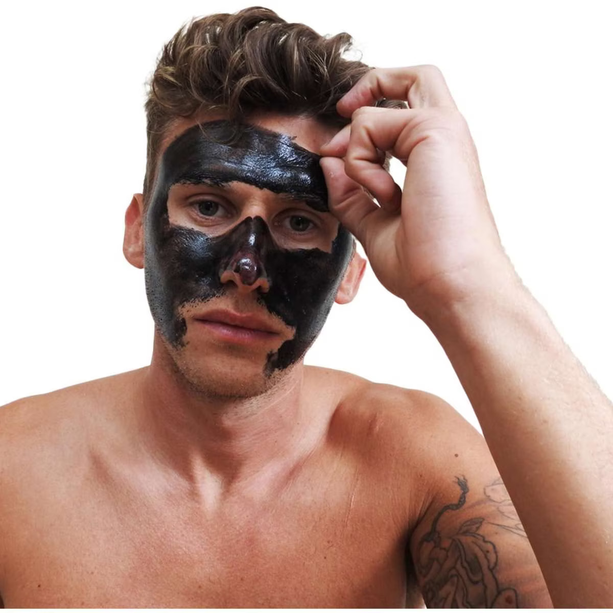 BarberPro Face Putty Peel-Off Mask with Activated Charcoal – 4 x Mask ...