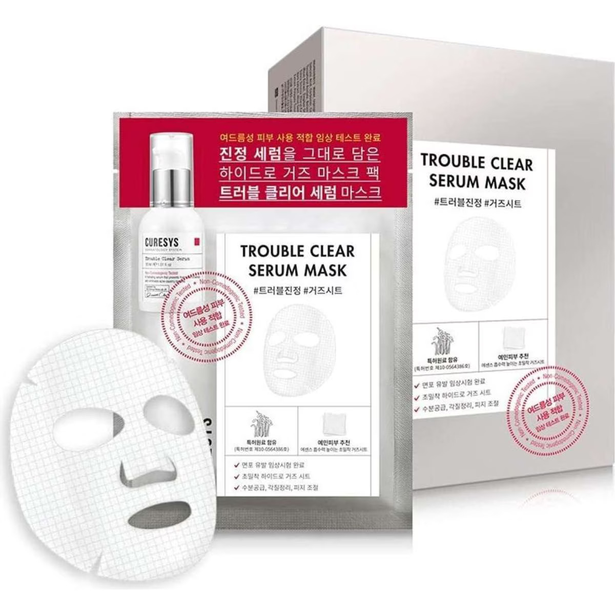 Curesys Troule Clear Serum Mask (10 Pcs) – The Australian Products