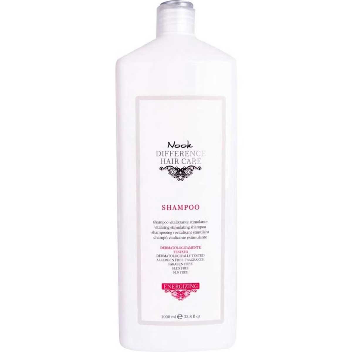 Nook Difference Hair Care Energizing Vitalising Stimulating Shampoo 1L ...