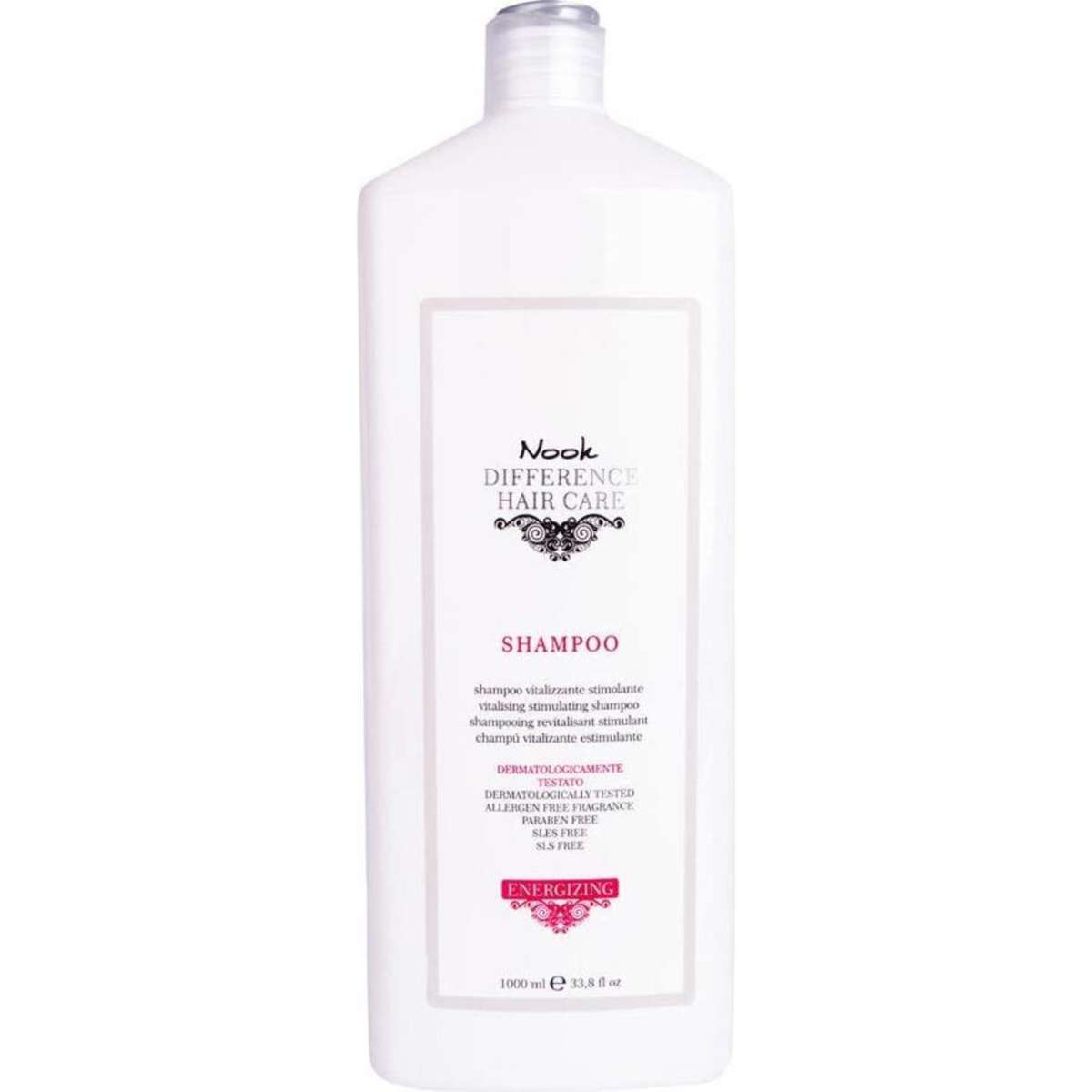 Nook Difference Hair Care Energizing Vitalising Stimulating Shampoo 1L ...