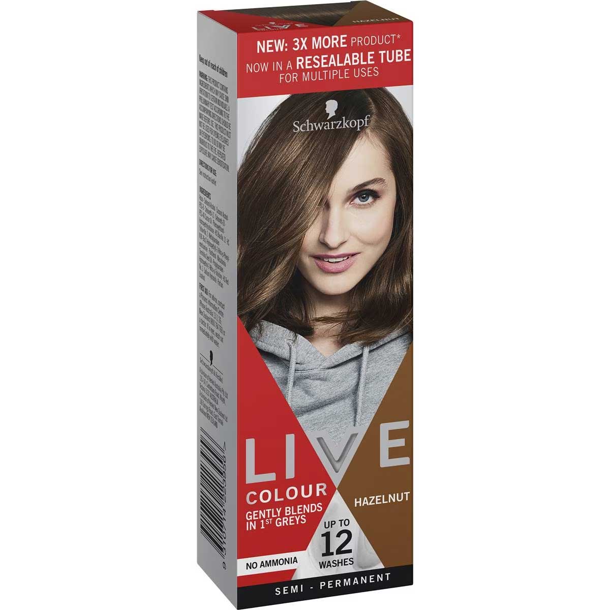 Schwarzkopf Live Colour Hazelnut Semi Permanent Each – The Australian ...