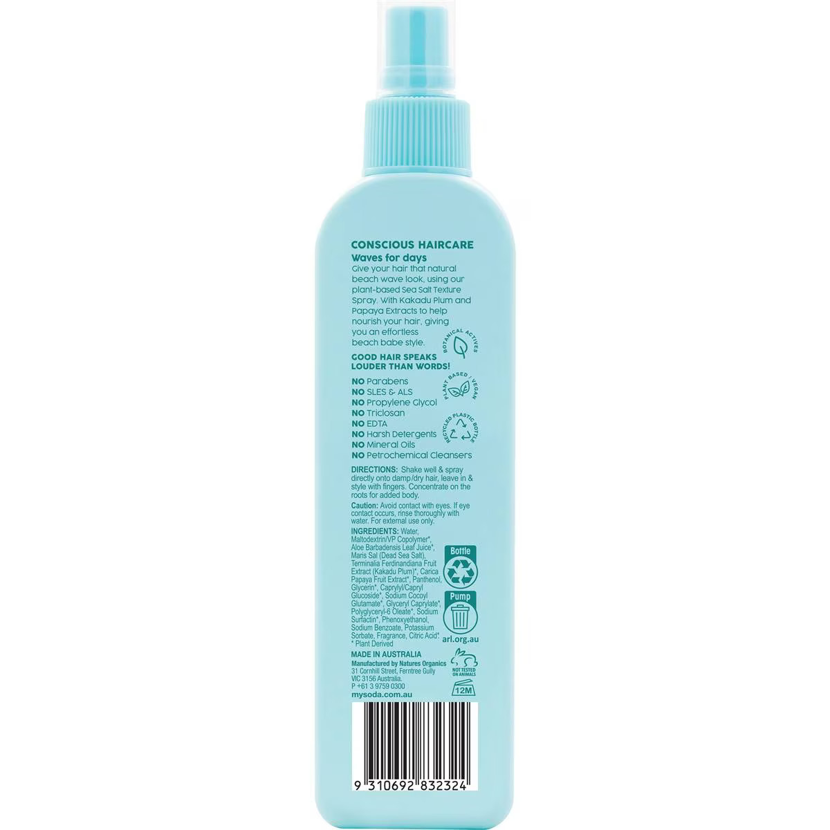 My Soda Salt Spray 230ml – The Australian Products
