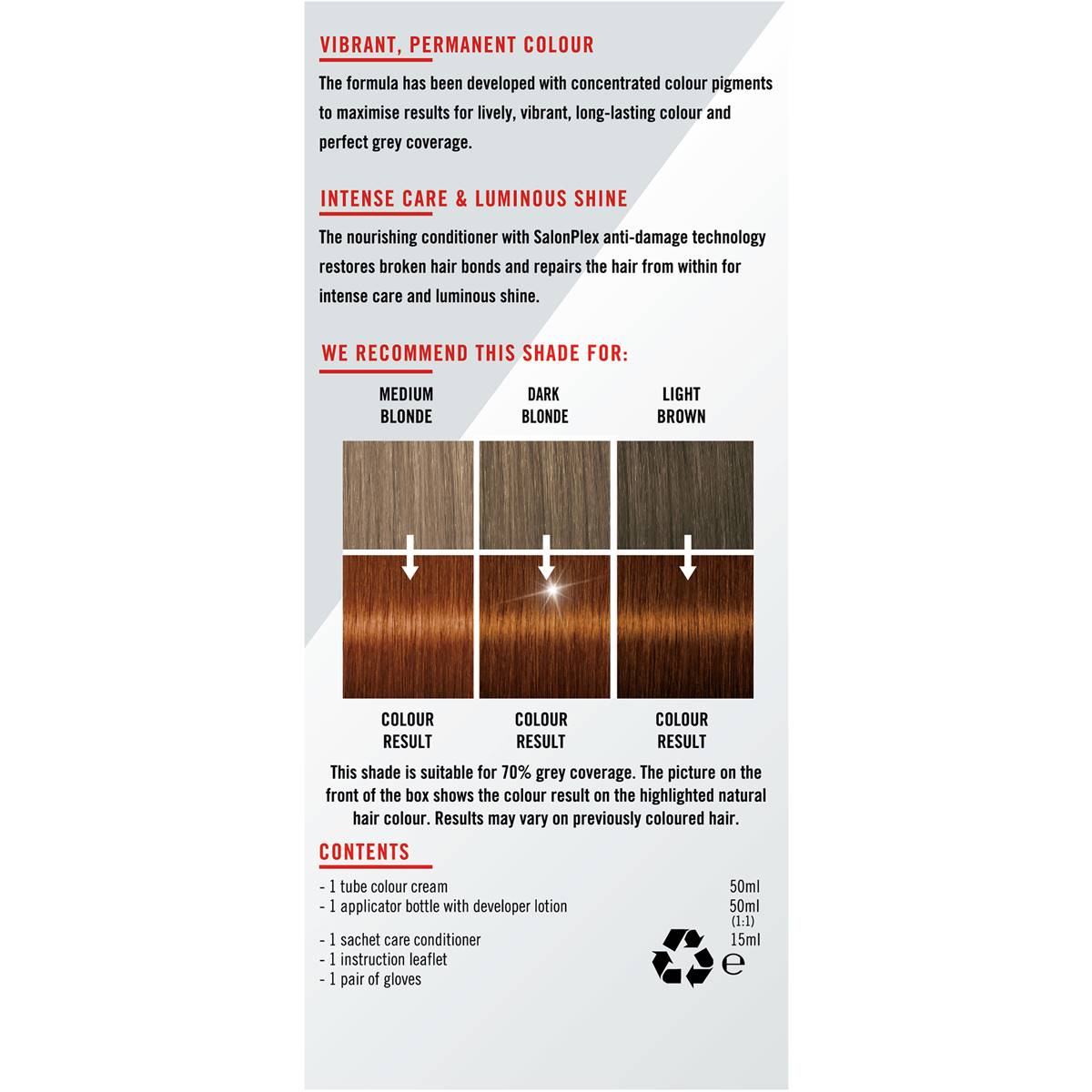 Schwarzkopf Live Colour Permanent Hair Colour 7.77 Pure Copper Each ...