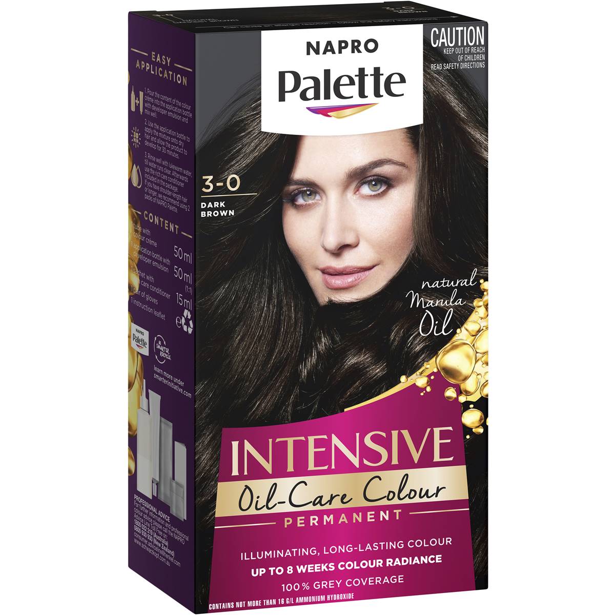 Napro Palette 3.0 Dark Brown Permanent Colour Each – The Australian ...