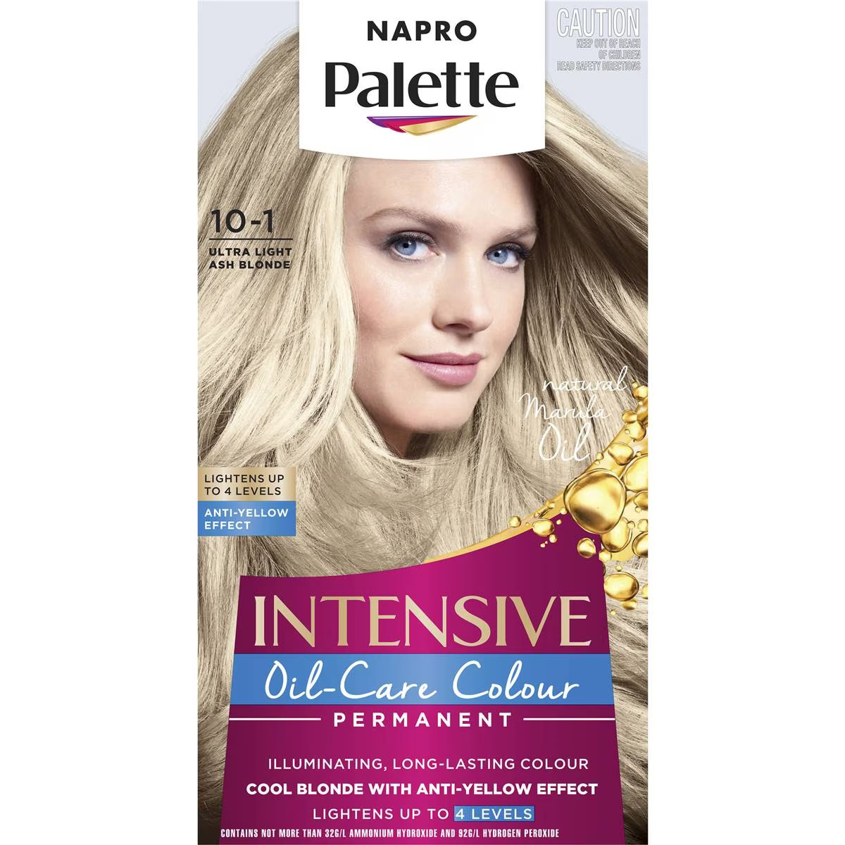 Napro Palette 10.1 Light Ash Blonde Permanent Colour Each - The ...