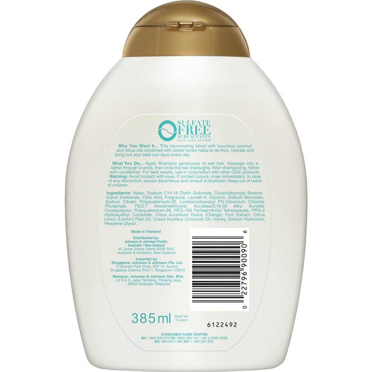 Ogx Coconut Curls Shampoo For Curly Hair 385ml – The Australian Products