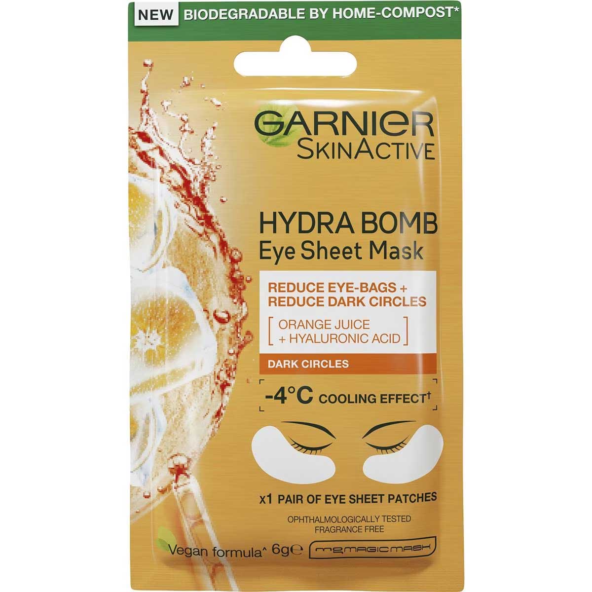 Garnier Eye Tissue Mask Hyaluronic Acid & Orange Each – The Australian ...